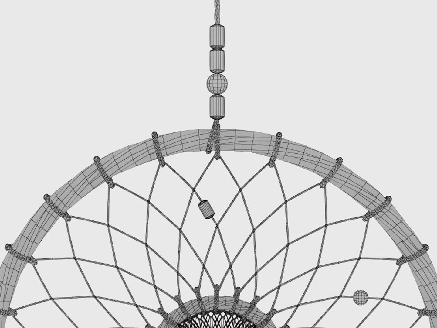 native dream catcher 3d model