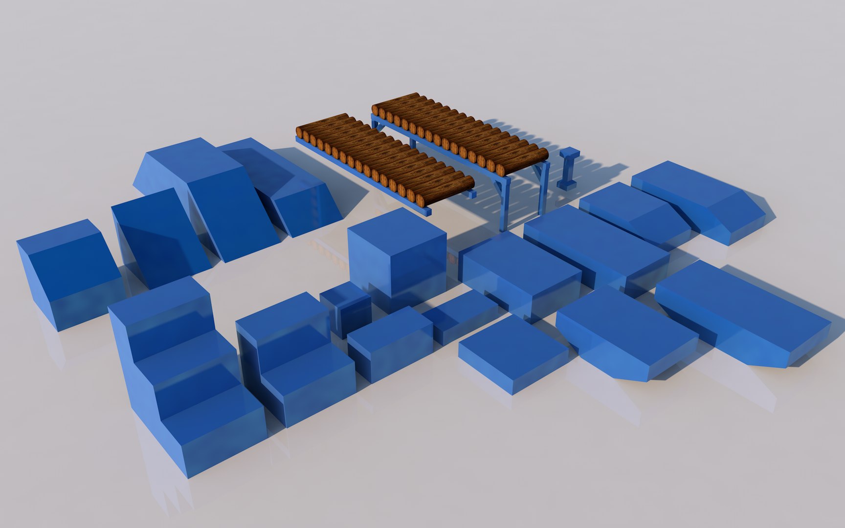 Pack Platforms 3D Model - TurboSquid 1382537