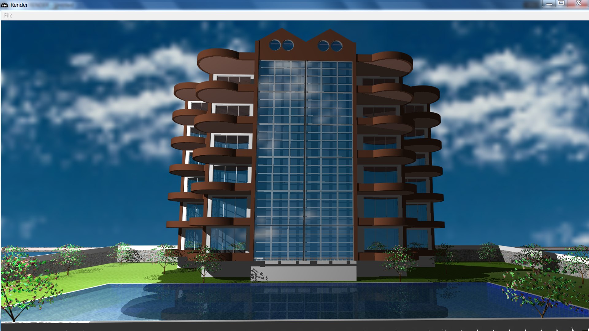 3ds max building