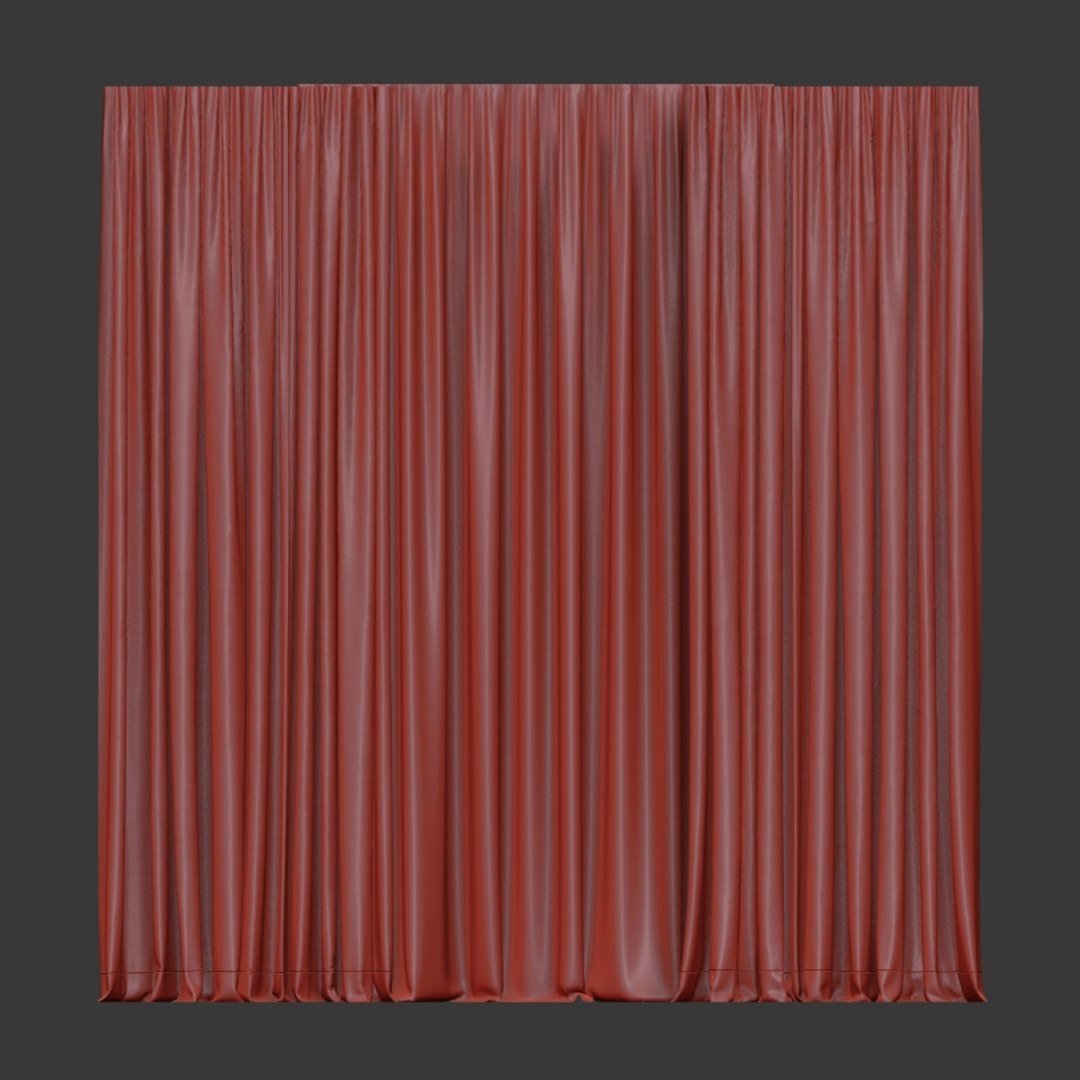 Tulle brown 3D model - TurboSquid 1406604