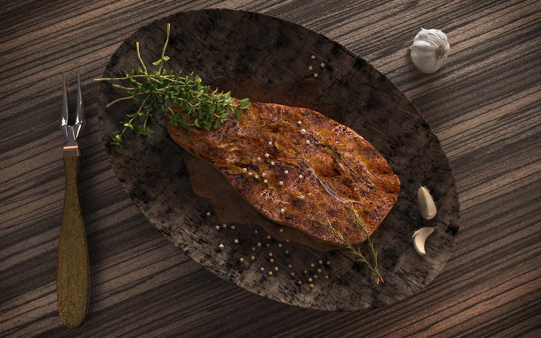 Steak 3D Model - TurboSquid 1356562