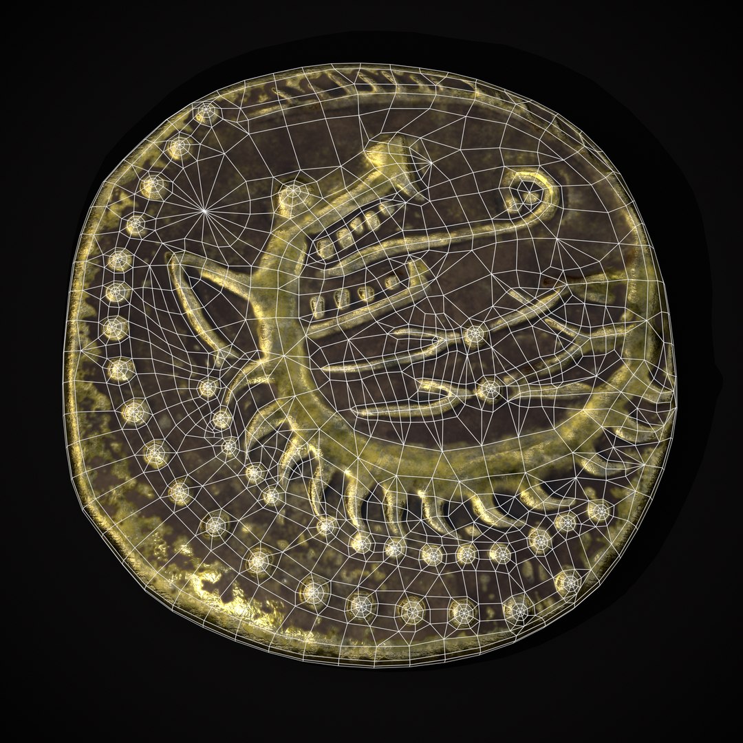 Viking Wolf Coin Model - TurboSquid 2078211