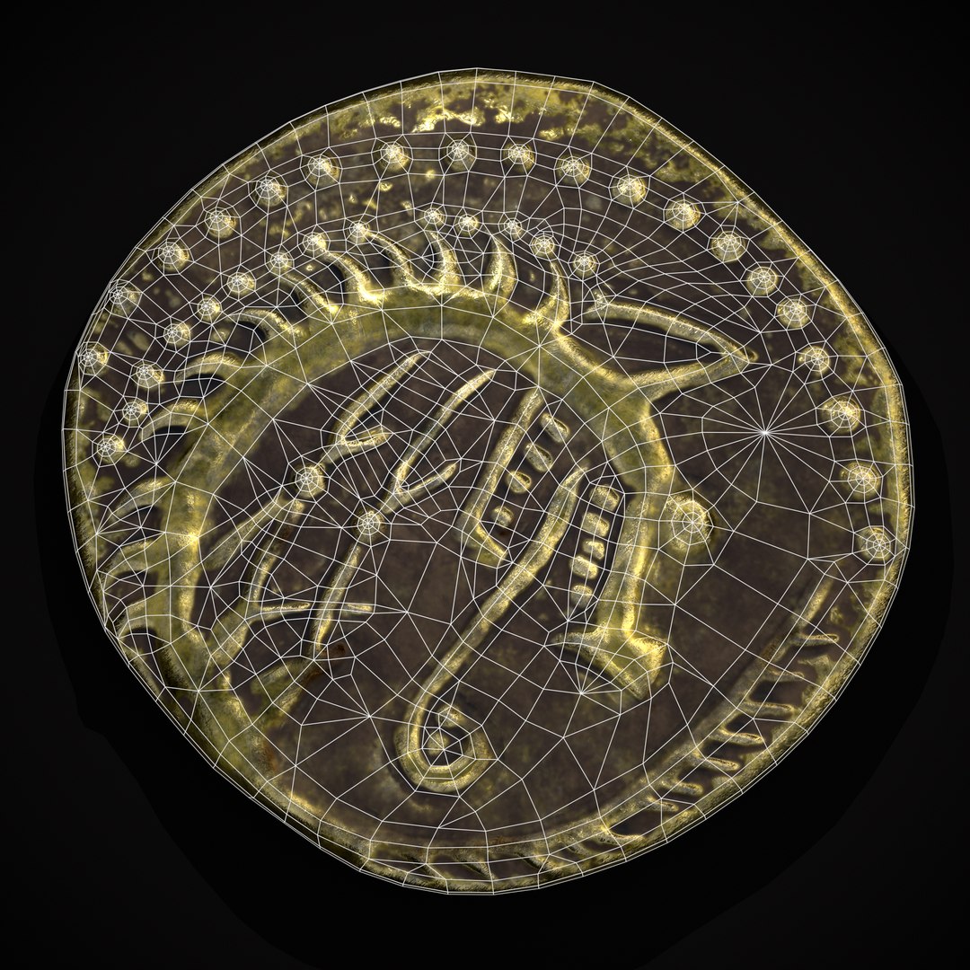 Viking Wolf Coin Model - TurboSquid 2078211