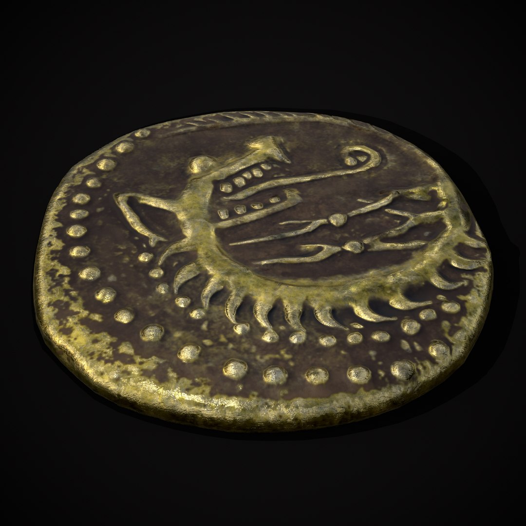 Viking Wolf Coin Model - TurboSquid 2078211