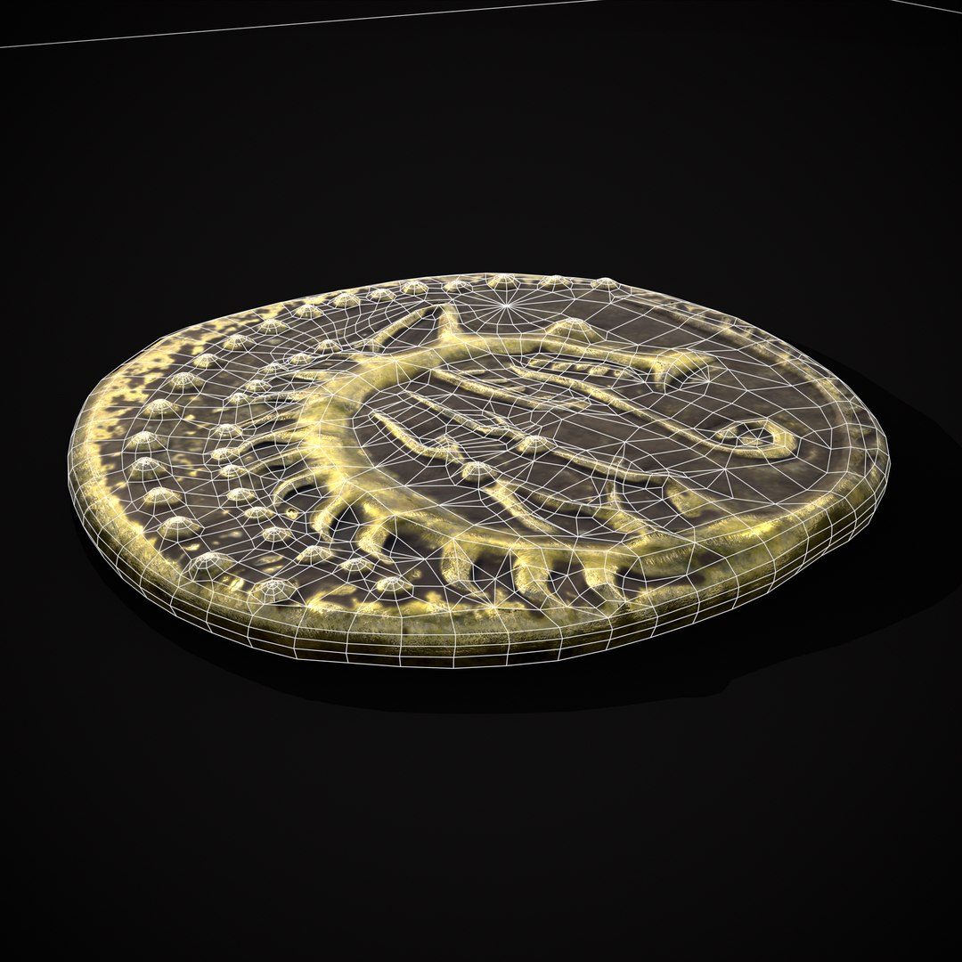 Viking Wolf Coin Model - TurboSquid 2078211