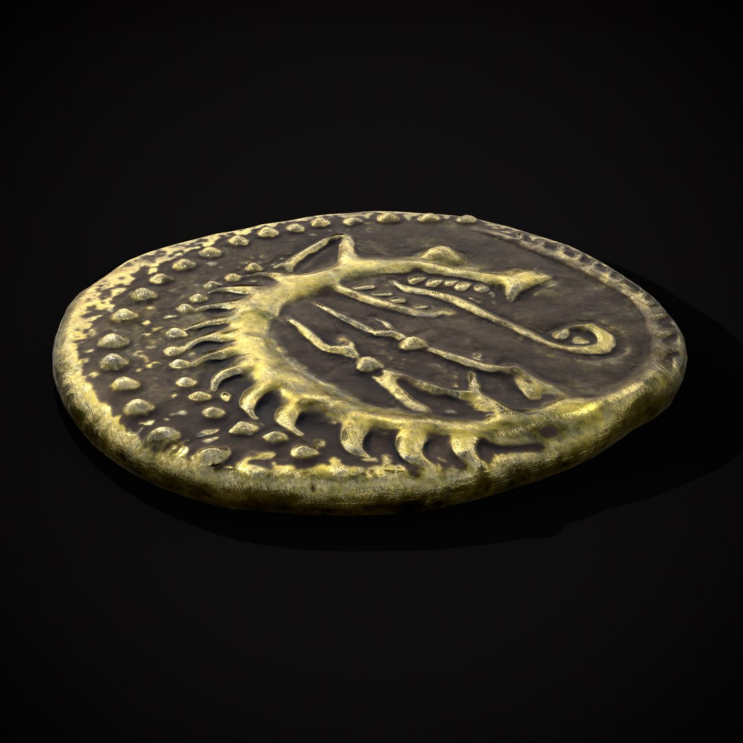 Viking Wolf Coin Model - TurboSquid 2078211
