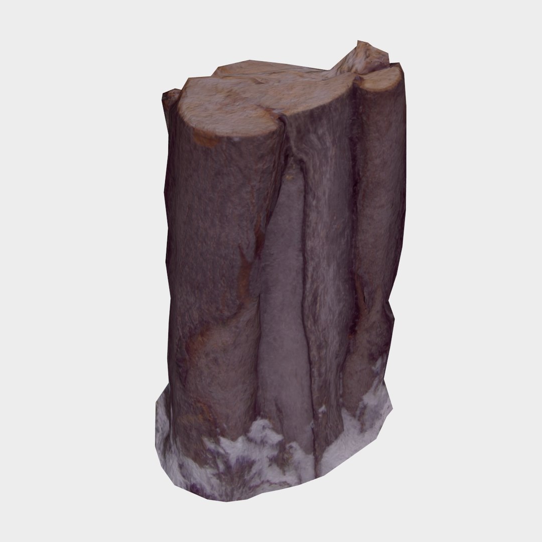 Tree stump model - TurboSquid 1239488