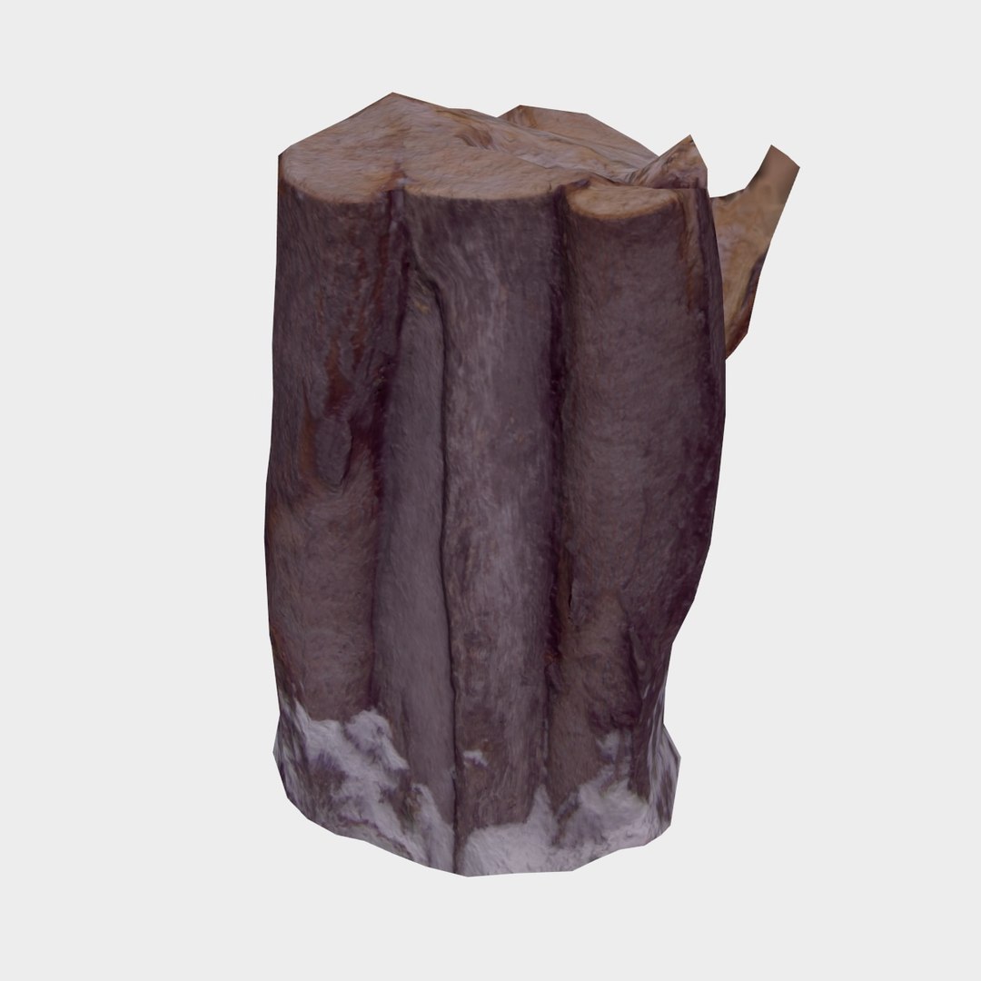 Tree stump model - TurboSquid 1239488