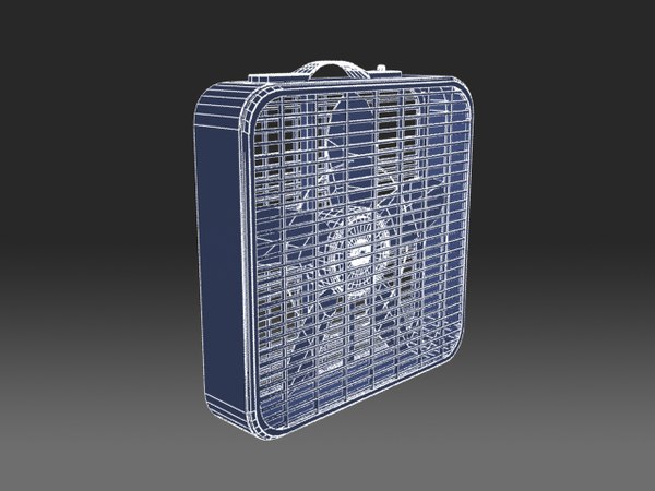 box fan 3d model