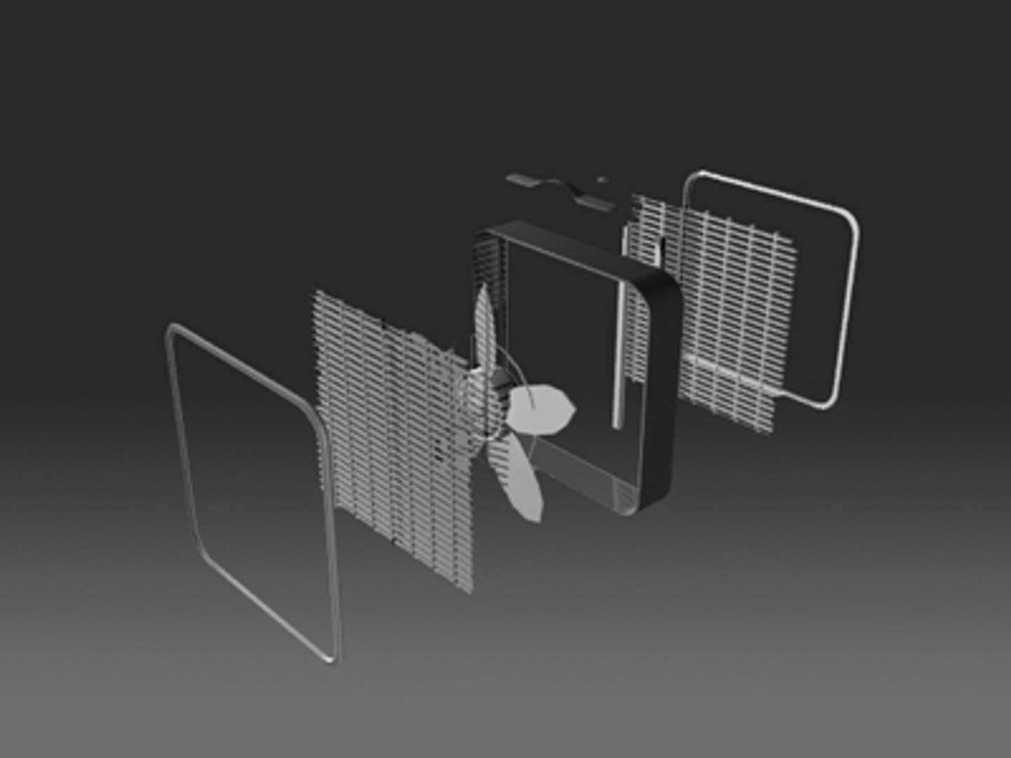 Box Fan 3d Model
