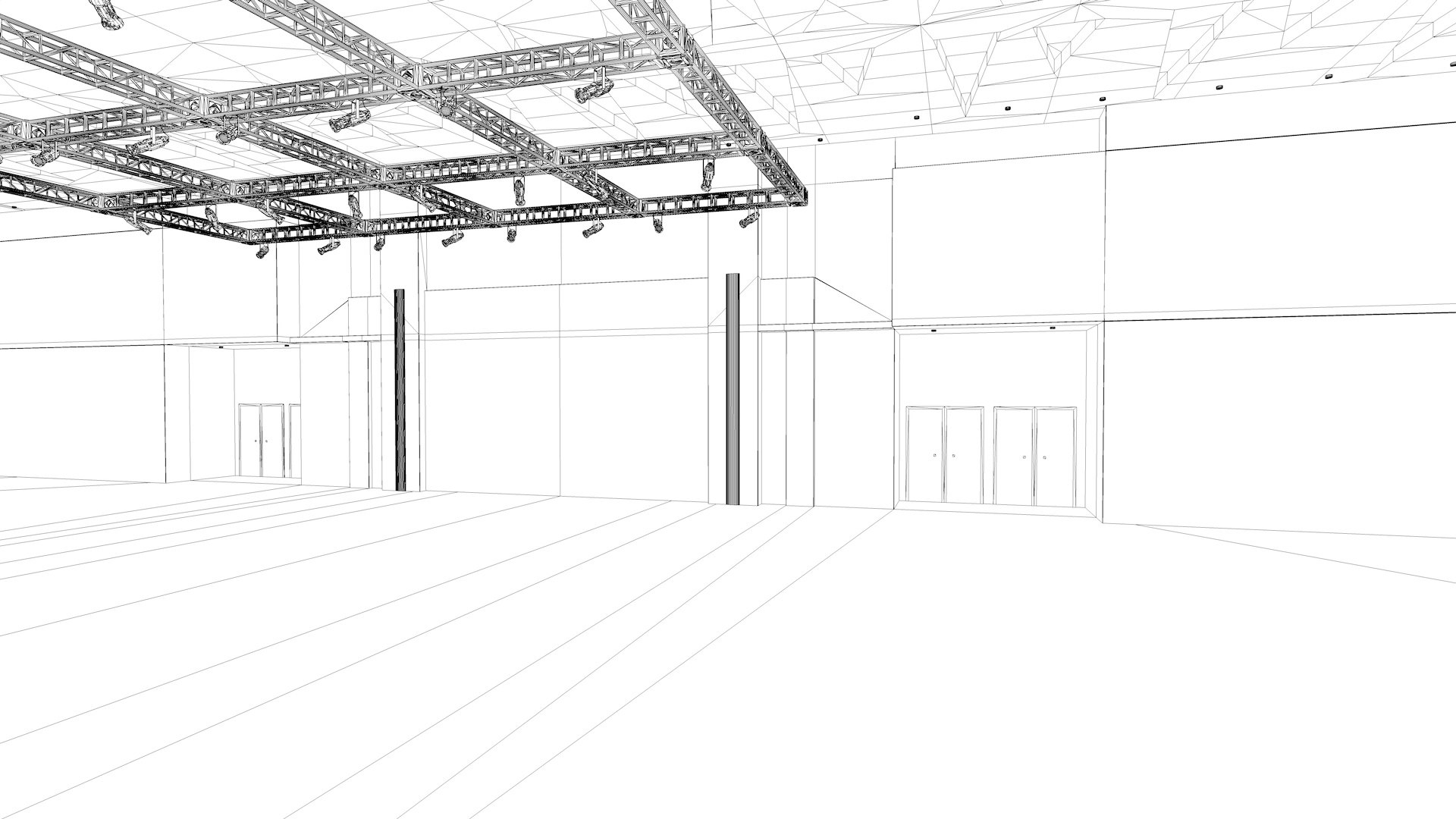 Convention Center Room Interior 3D Model - TurboSquid 1619885