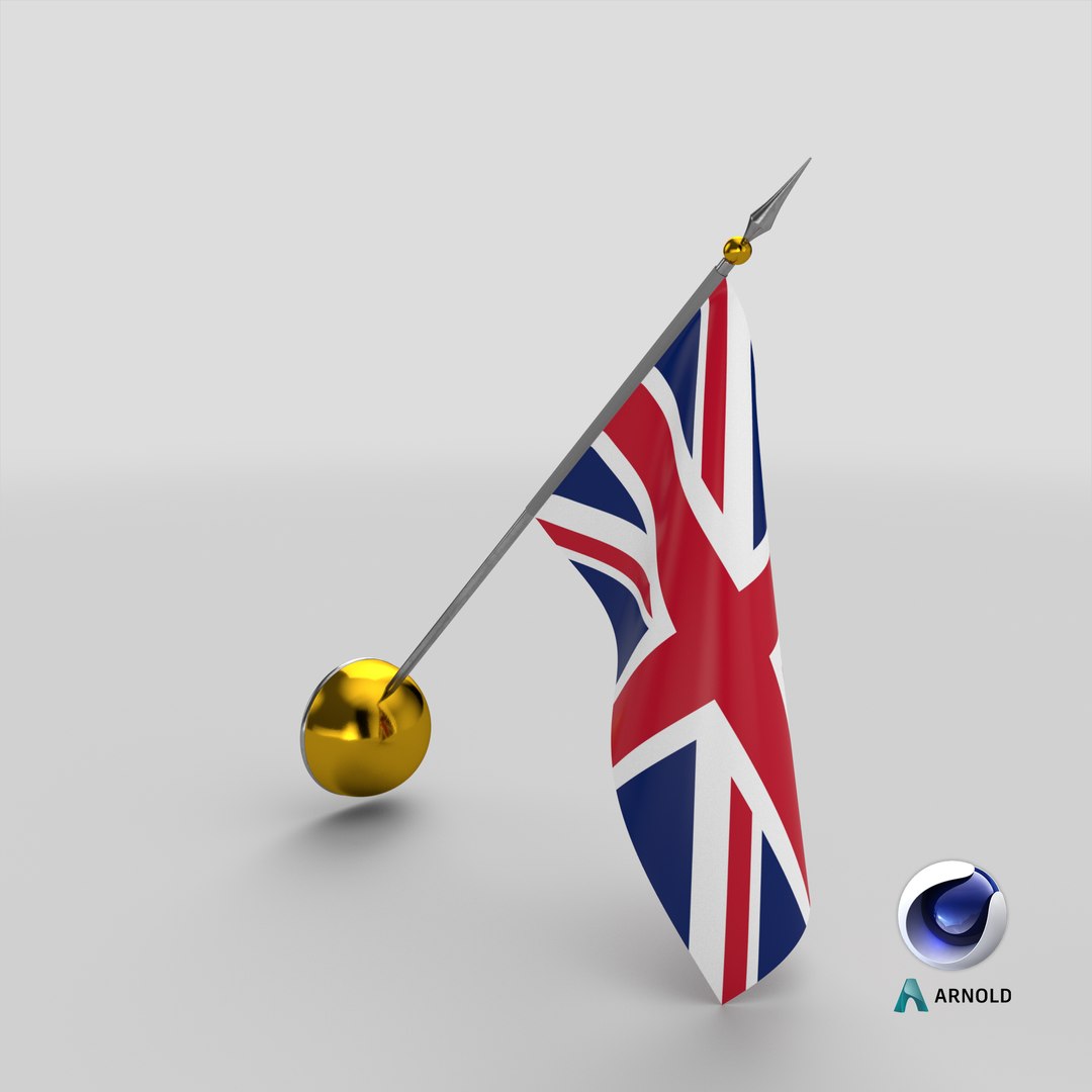 British Flag V10 3D model - TurboSquid 1886366