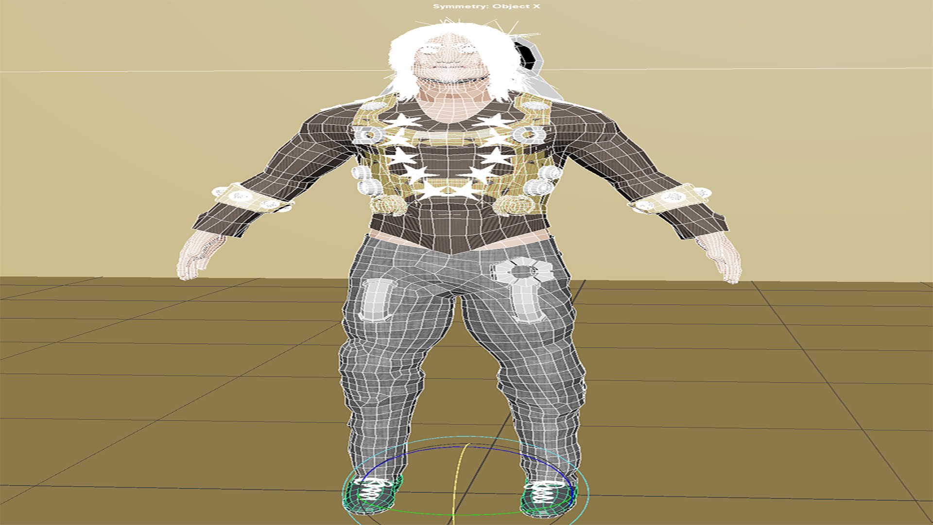 David Guetta Cosmonaut Lowpoly 3D Model - TurboSquid 2303010