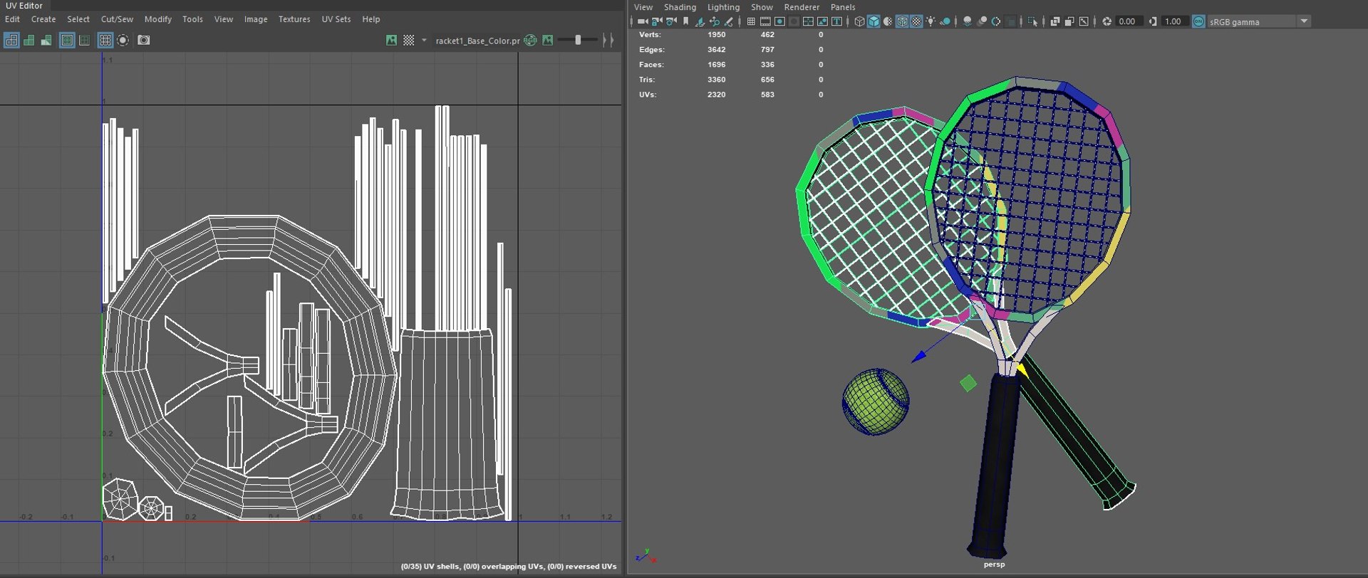 3D Games Racket Ball Model - TurboSquid 1574050