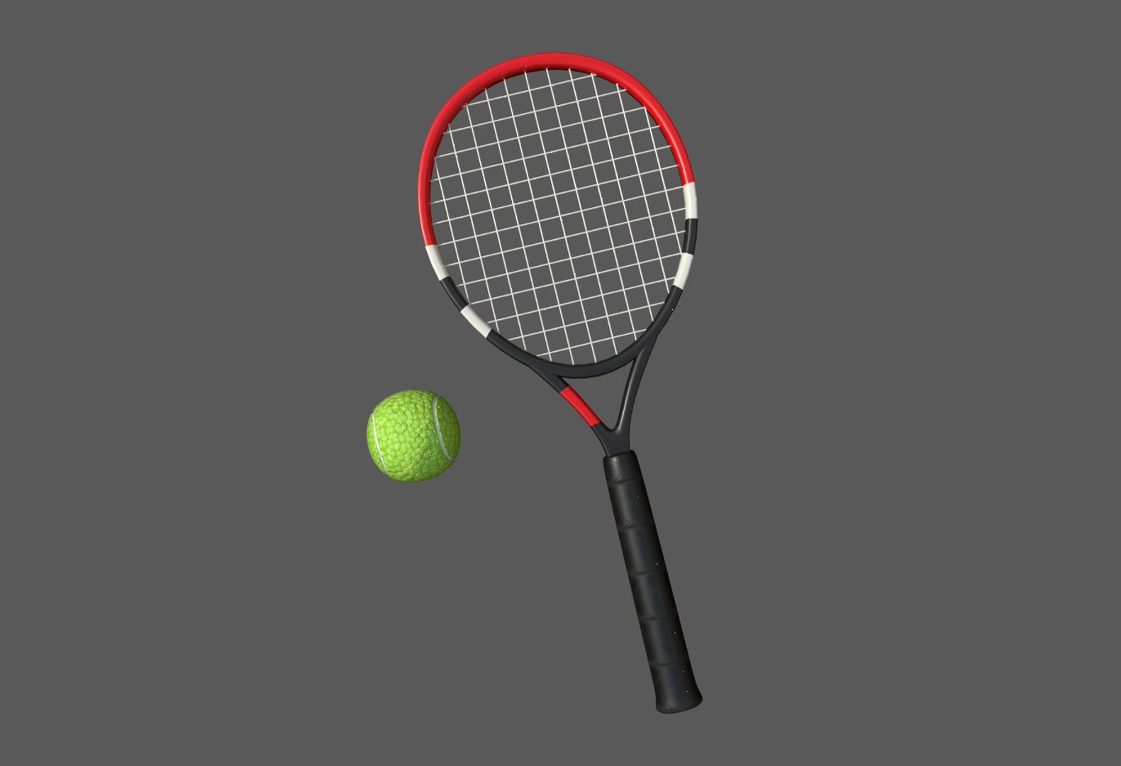 3D Games Racket Ball Model - TurboSquid 1574050