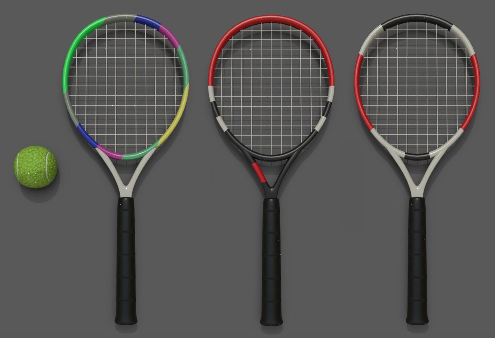 3D Games Racket Ball Model - TurboSquid 1574050