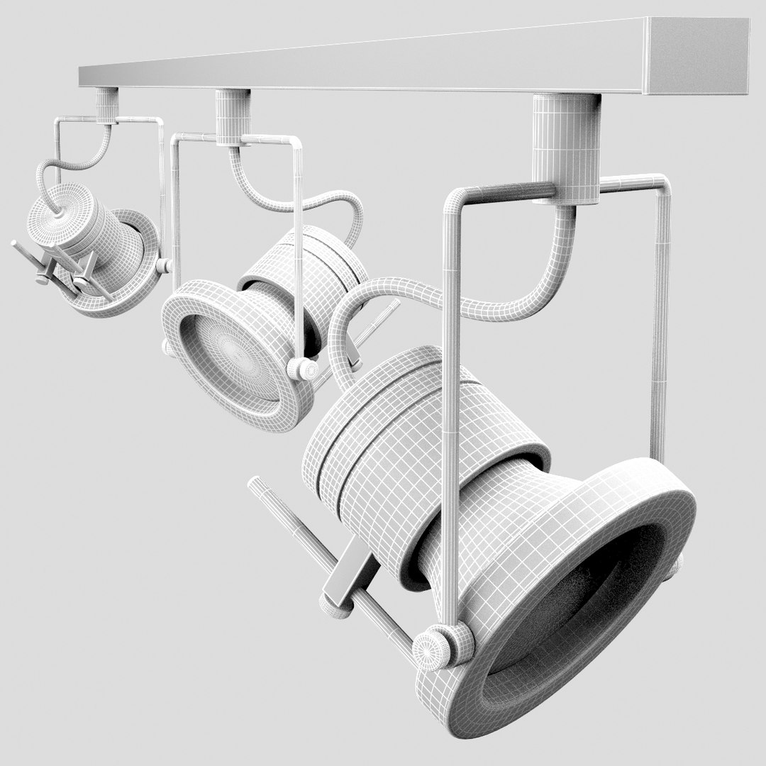 3d Model Track Lights