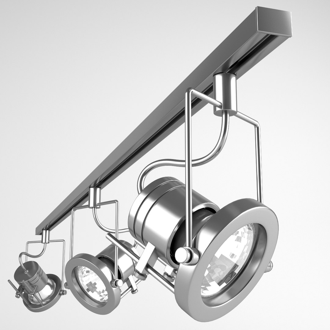 3d Model Track Lights