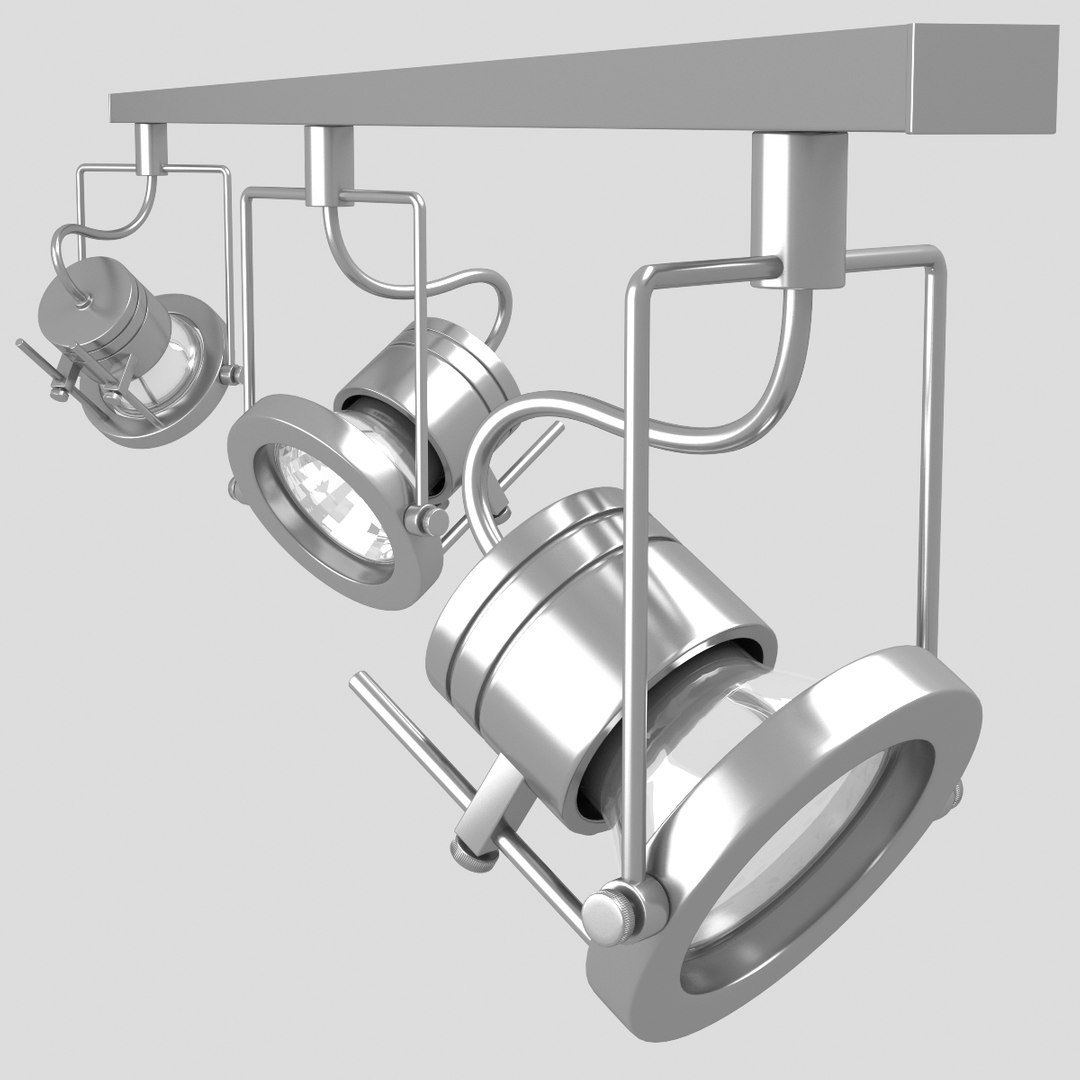 3d Model Track Lights