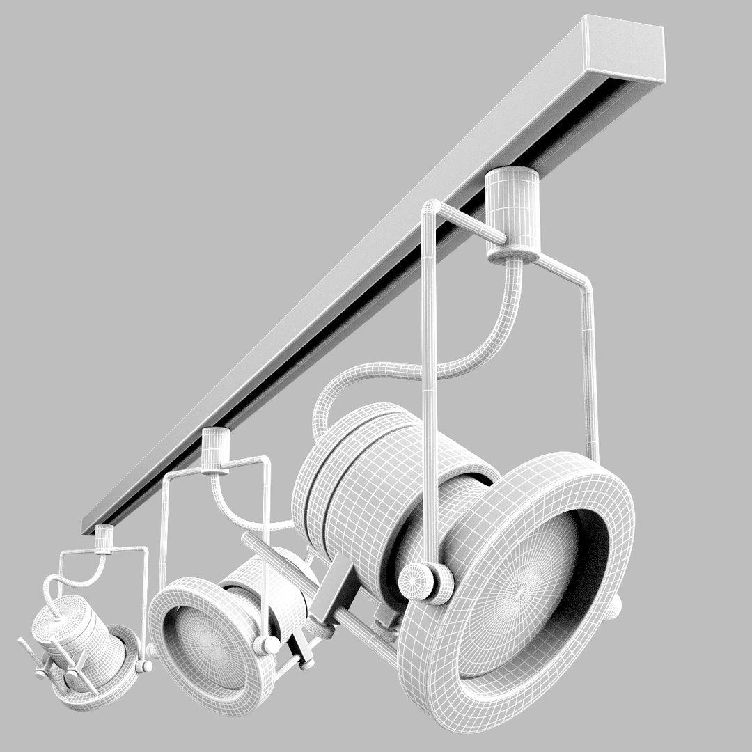 3d Model Track Lights