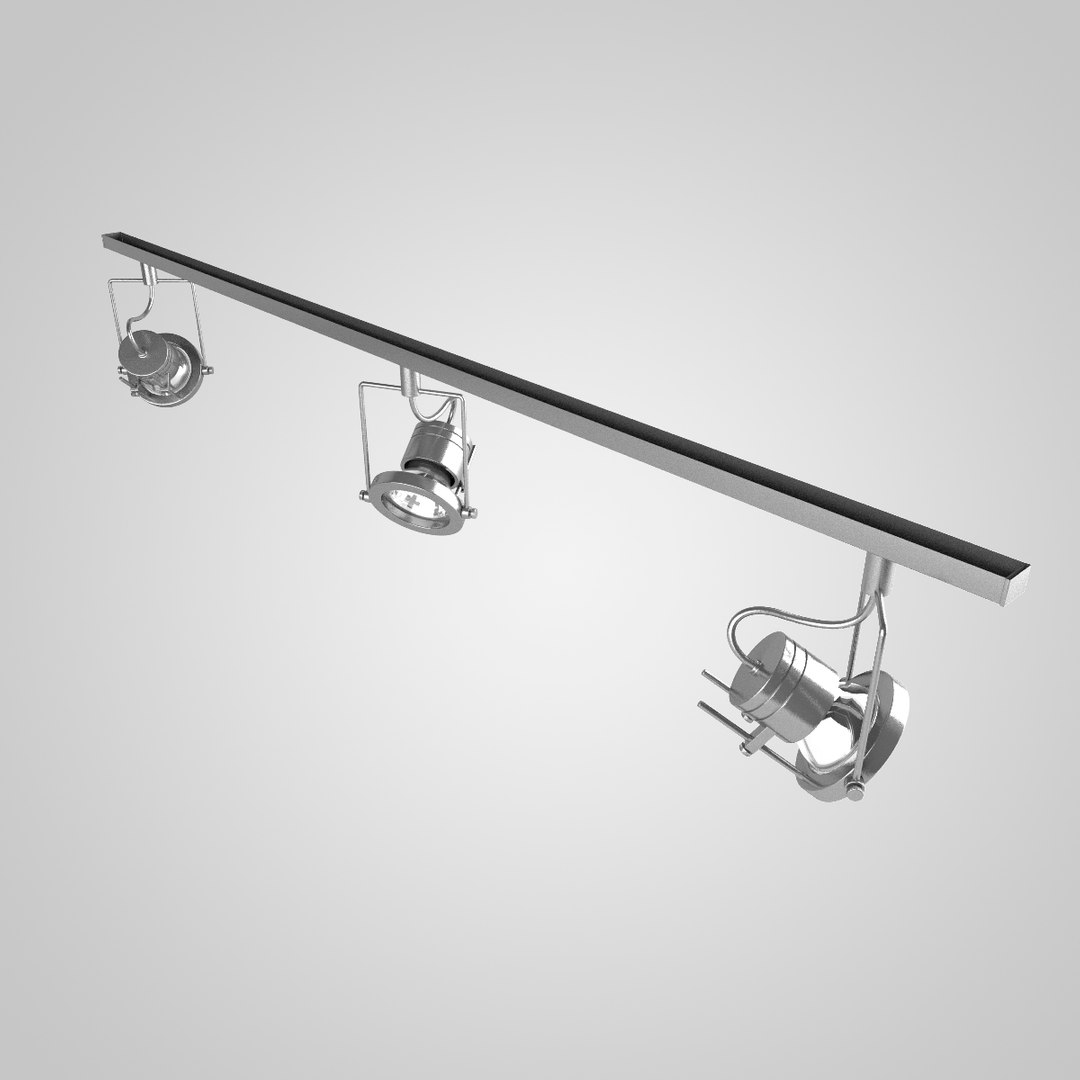 3d Model Track Lights