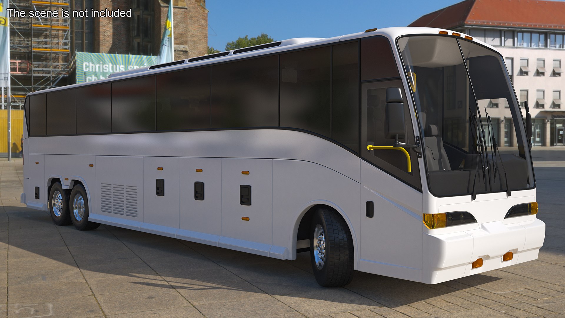 Charter Bus Rigged For Cinema 4D 3D Model - TurboSquid 2191642