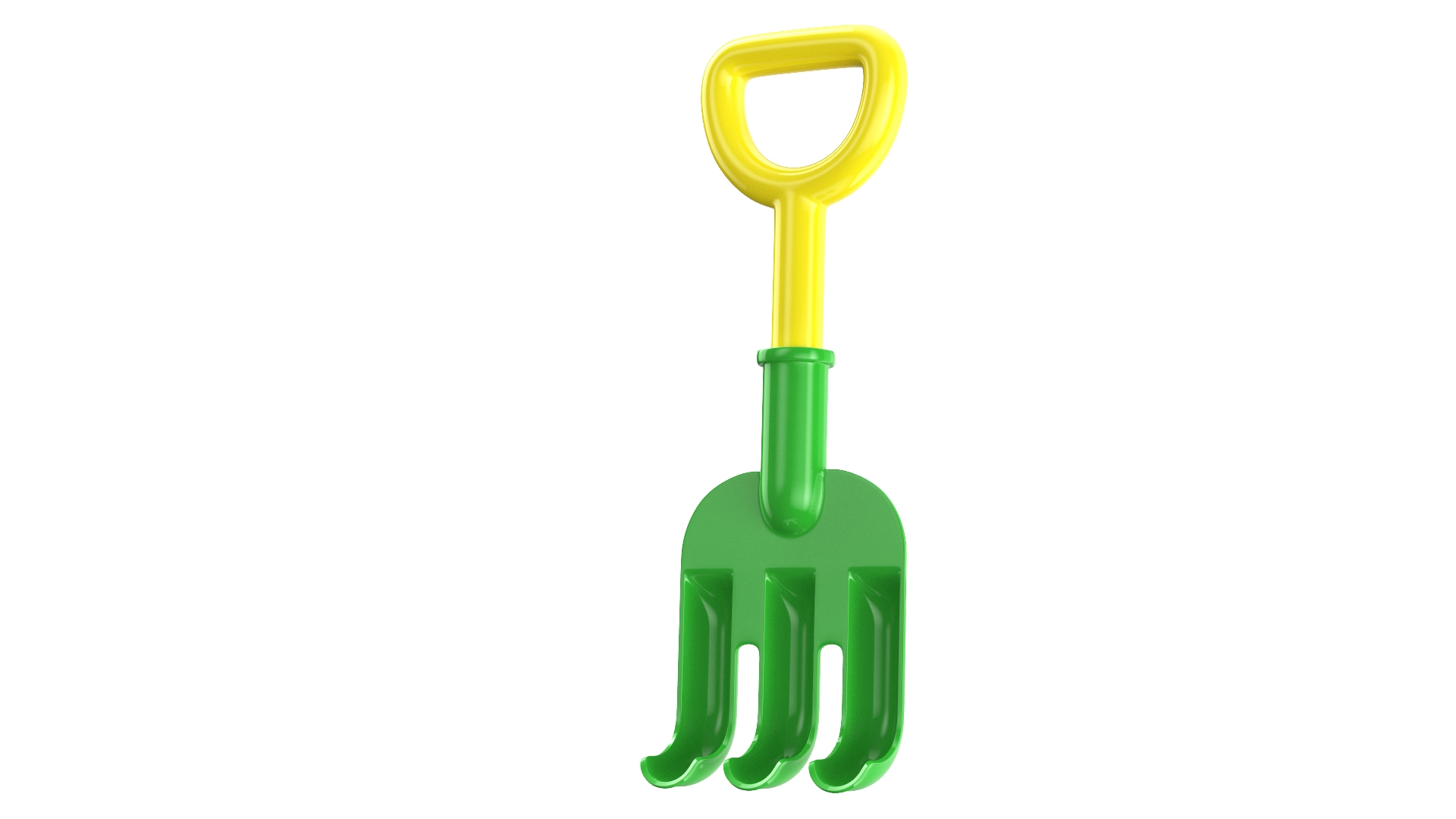 modelo 3d Detailed Sand Fork Toy - TurboSquid 2069989