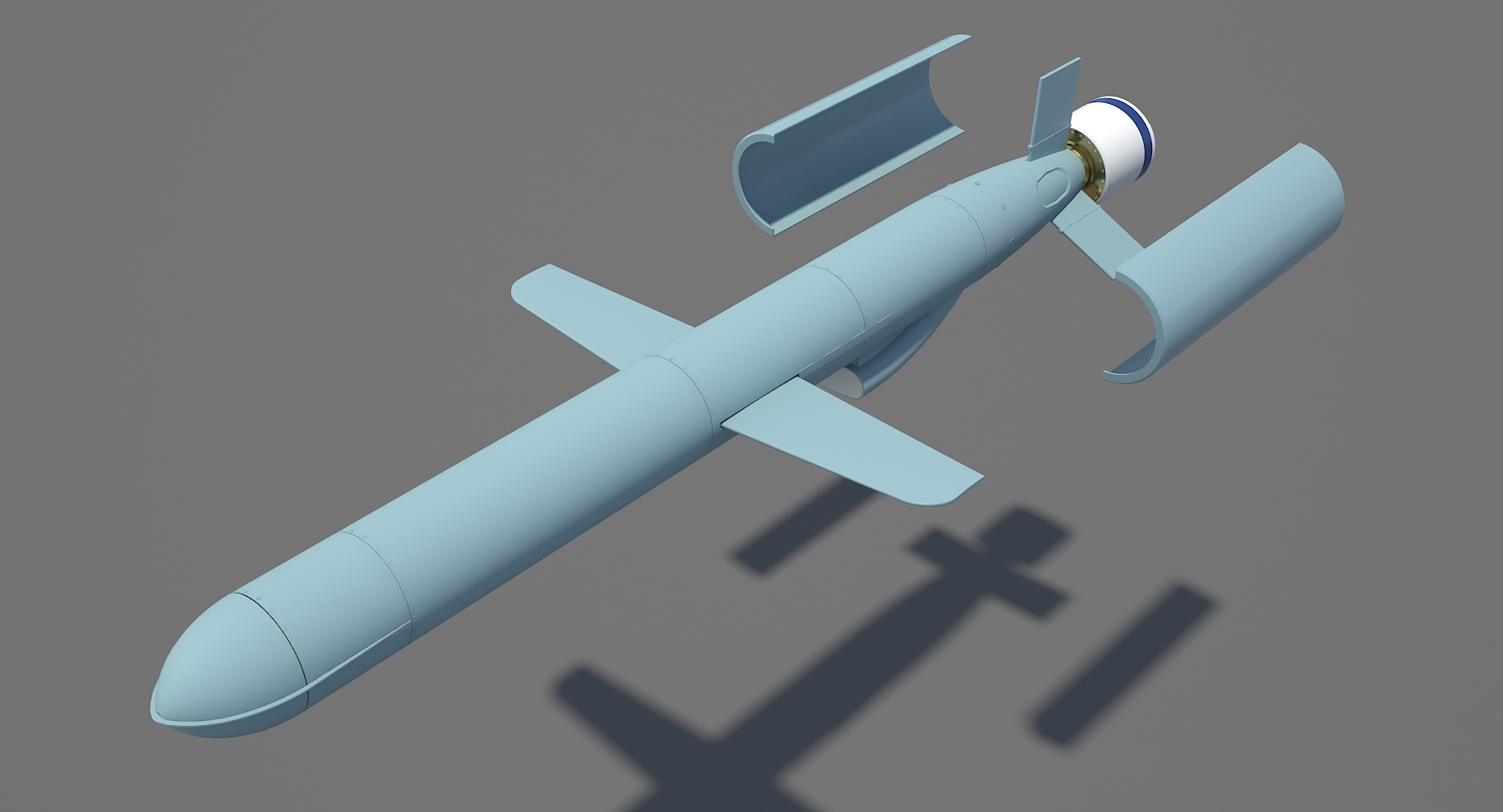 3D bgm-109g block iv tomahawk model - TurboSquid 1209402