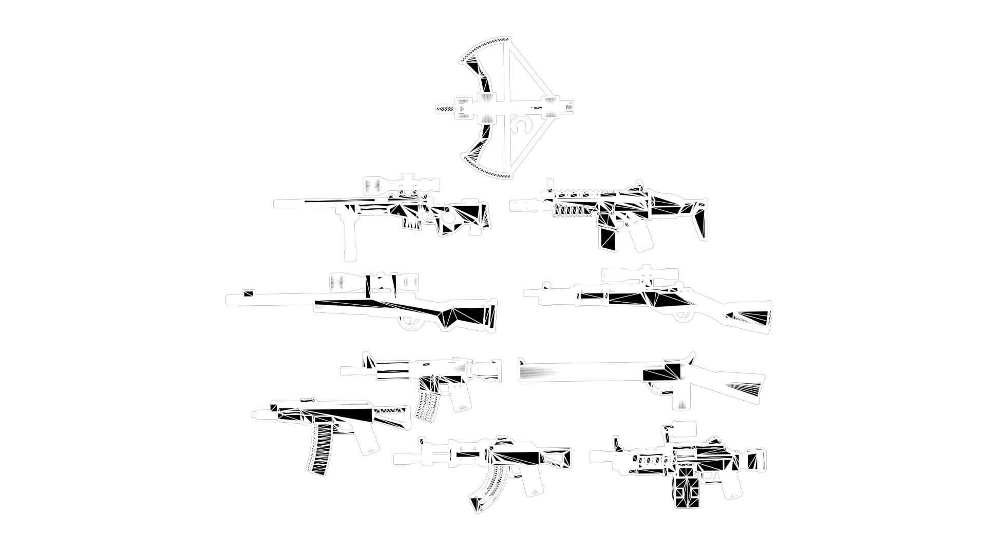 3D Lego Realsize 3D Scan Weapons Collection Model - TurboSquid 2022835
