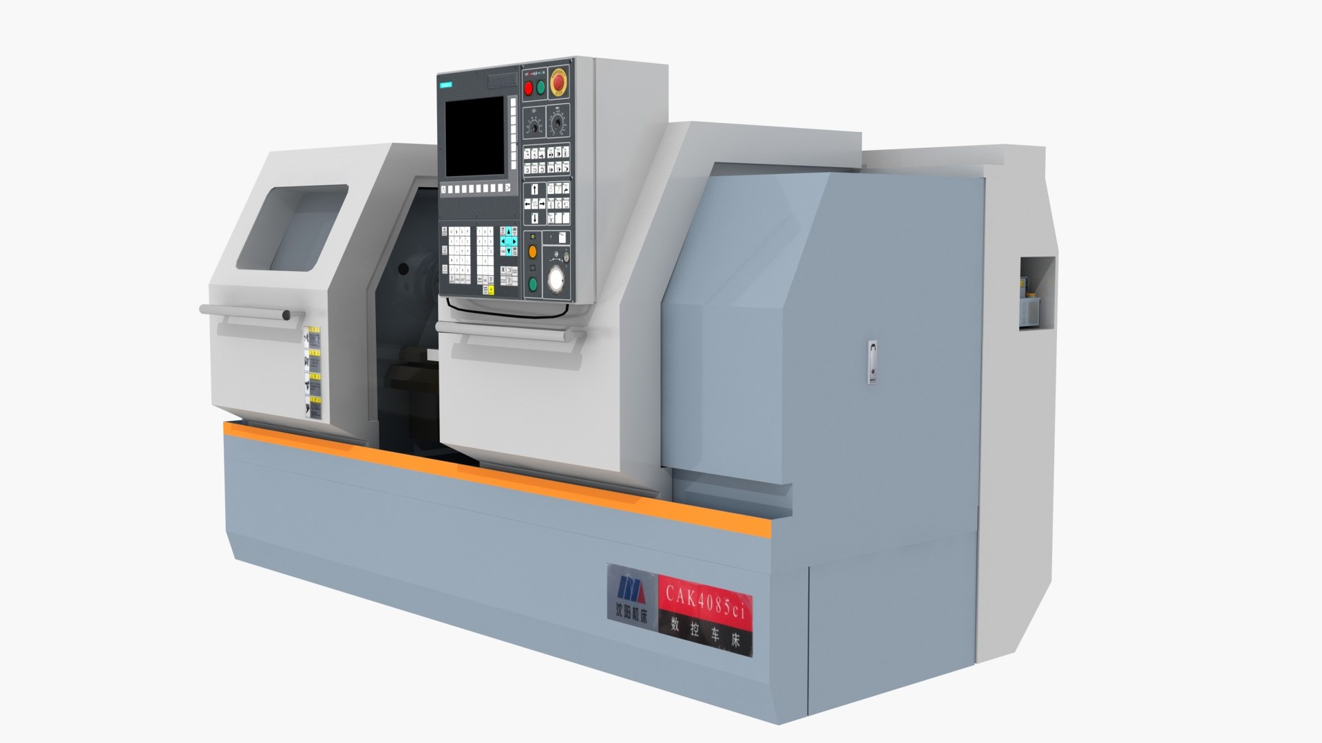 CNC Lathe Universal 3D Model - TurboSquid 2081288