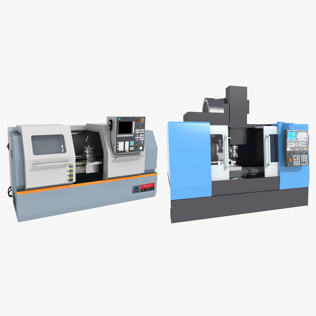 CNC Lathe Universal 3D Model - TurboSquid 2081288