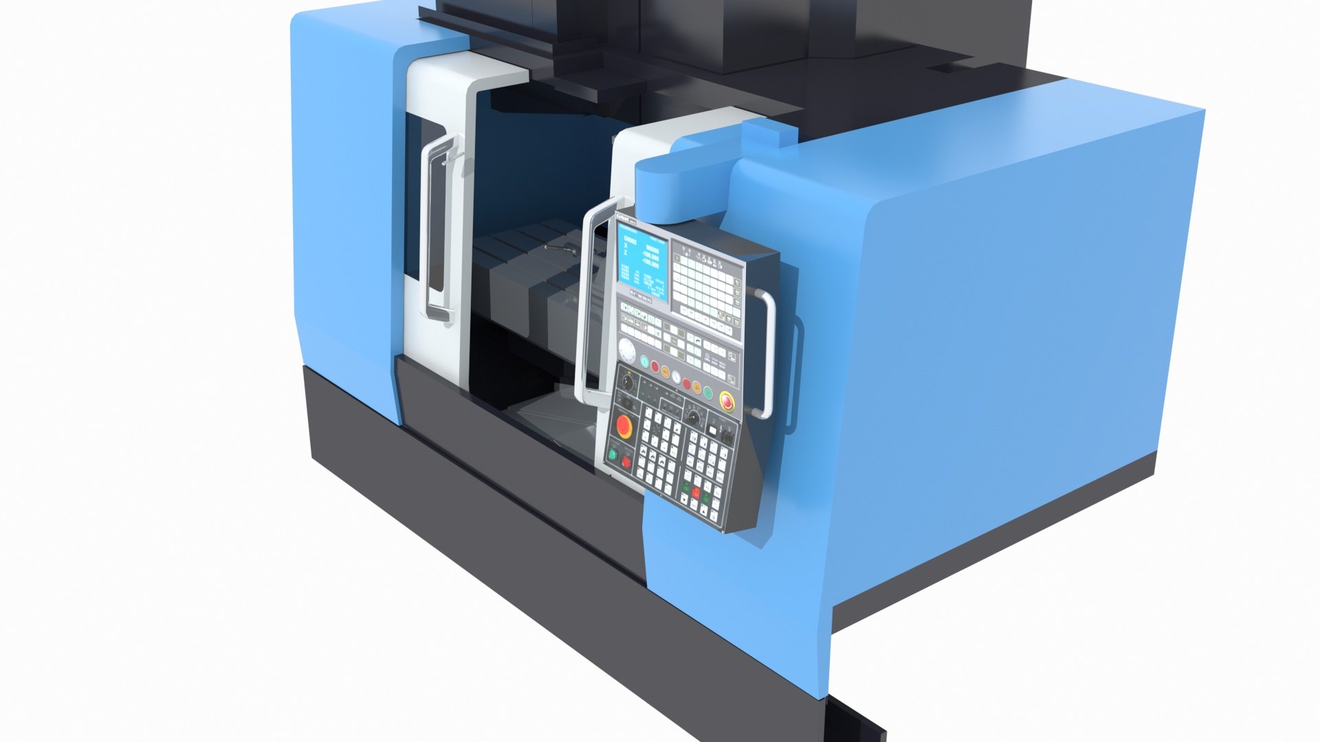 CNC Lathe Universal 3D Model - TurboSquid 2081288