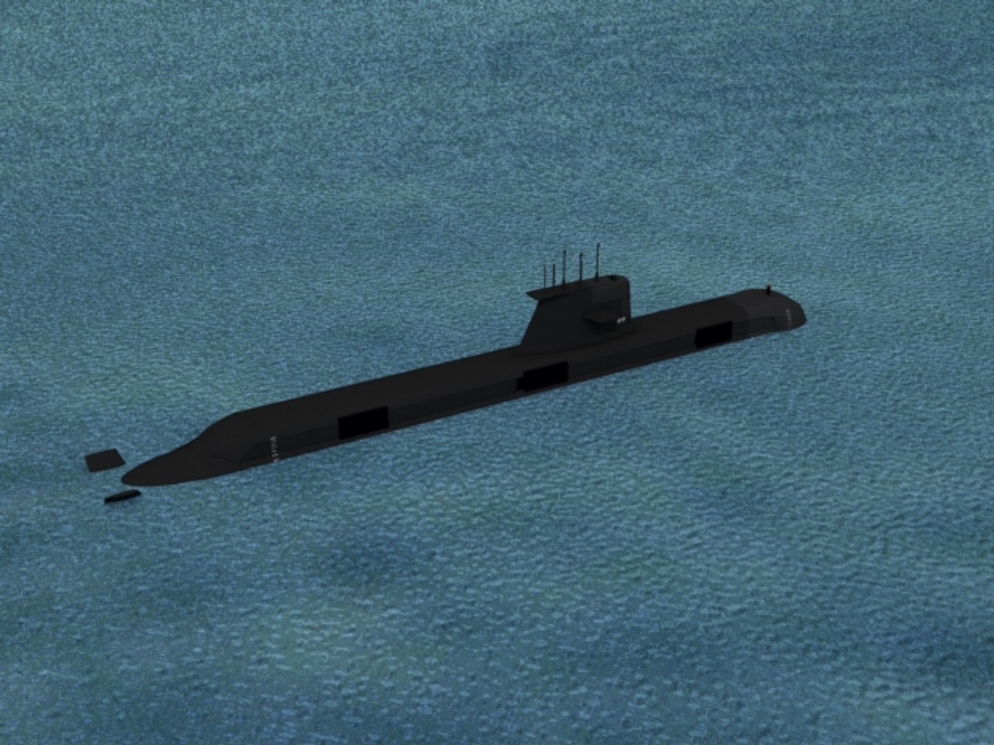 Subs Collins Class Submarines 3d 3ds