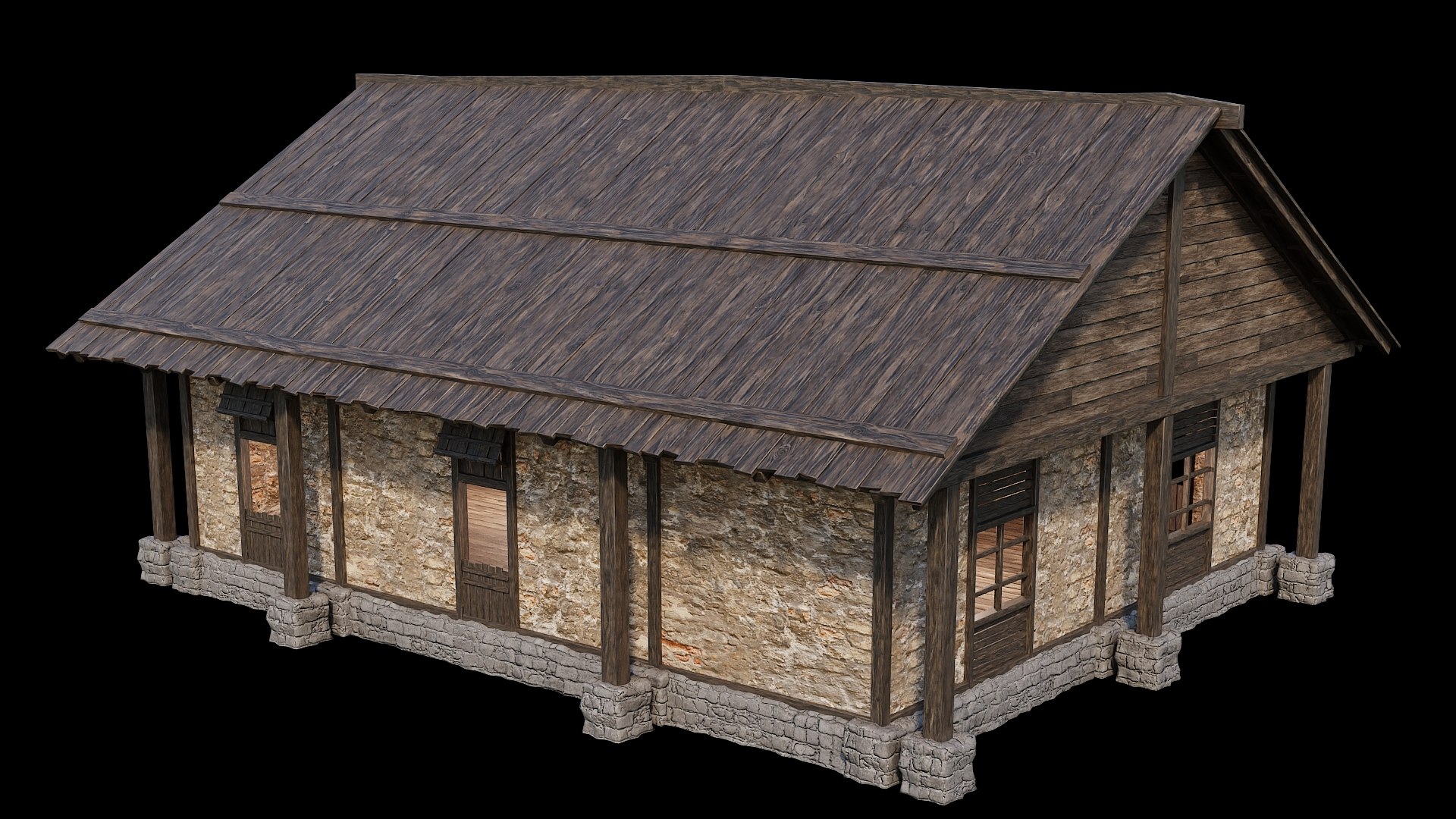 3D Medieval Village Pack 08 - 3 Assets - 4K Textures Game Ready ...