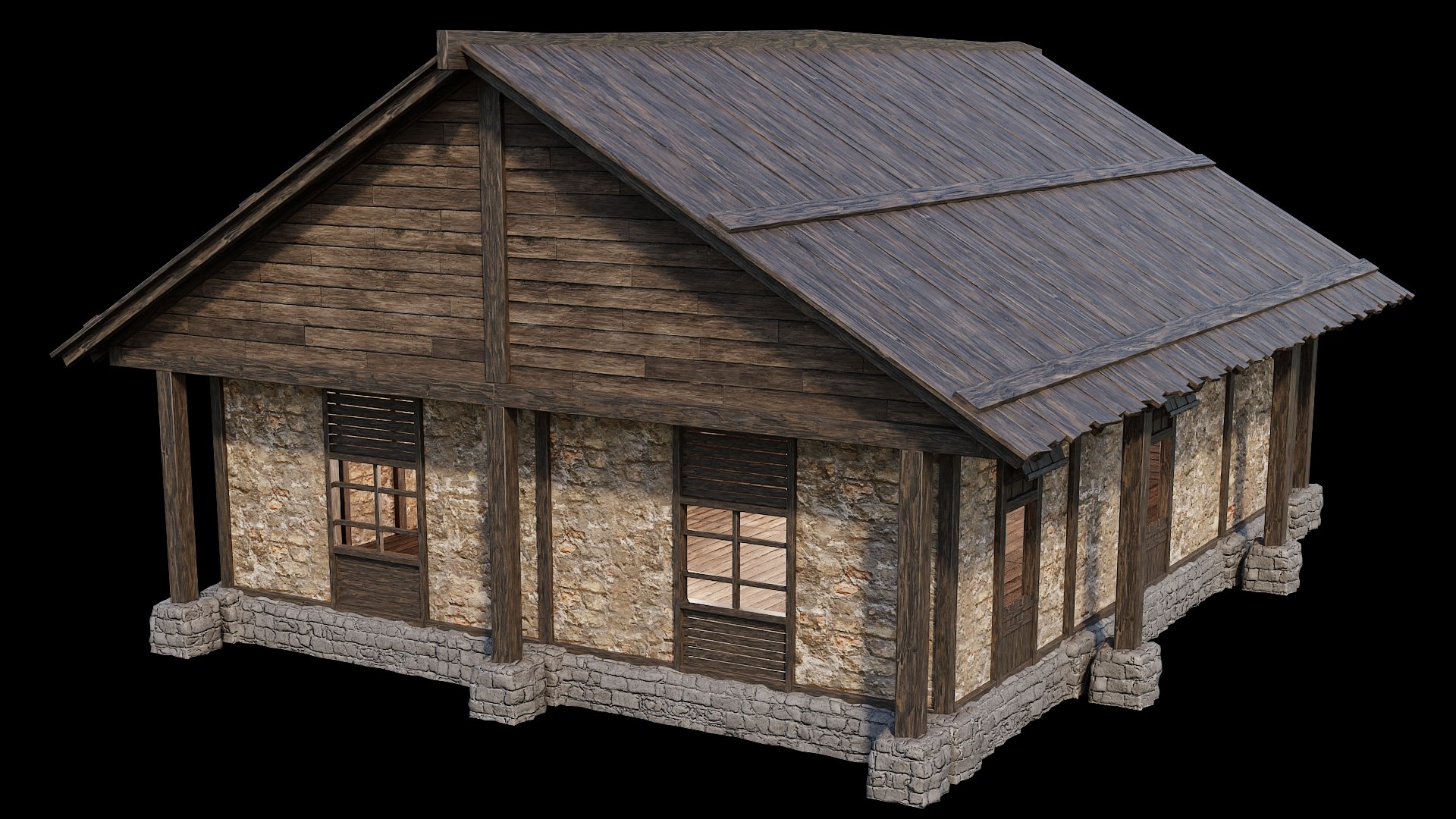 3D Medieval Village Pack 08 - 3 Assets - 4K Textures Game Ready ...