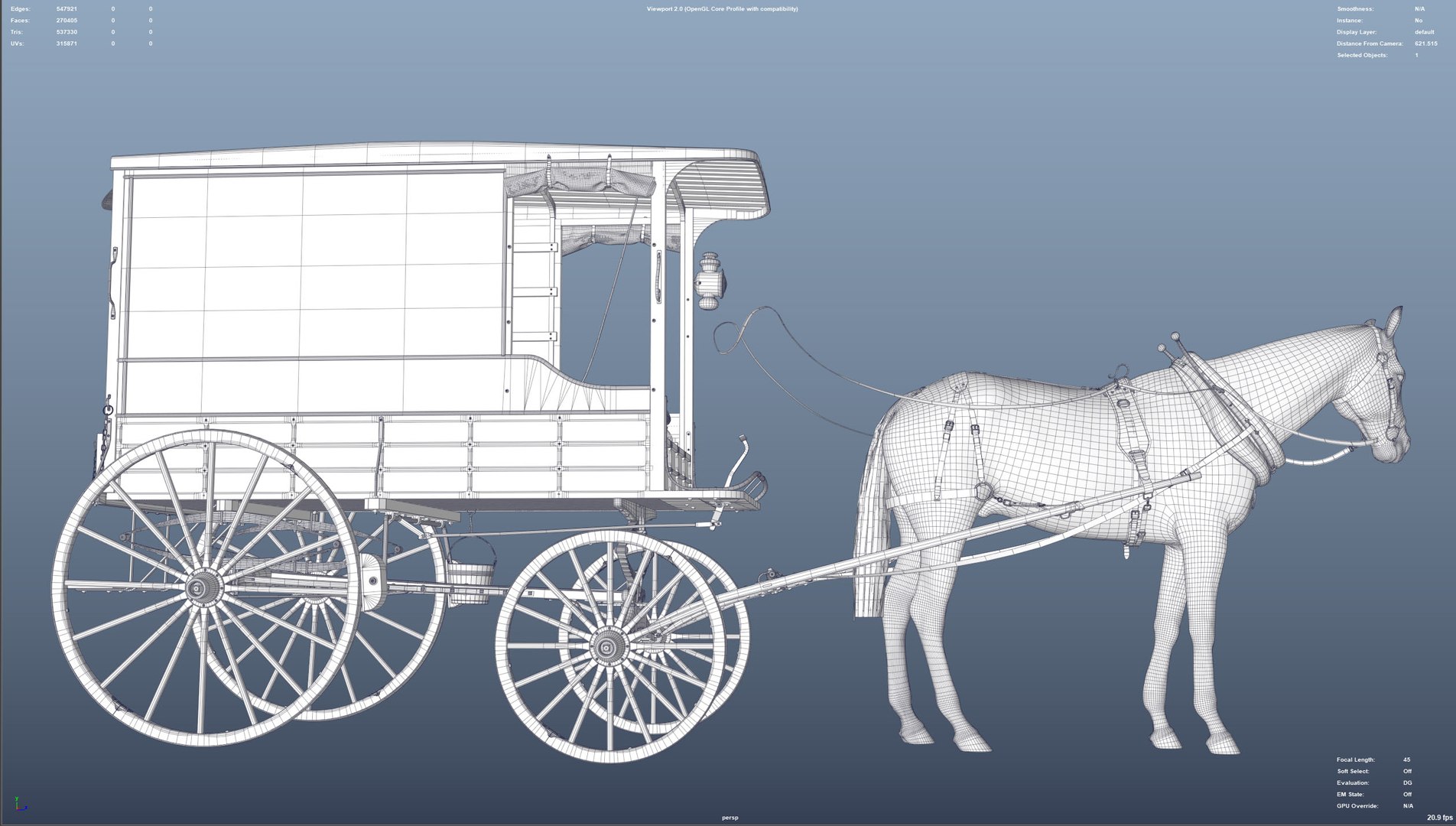 Delivery Wagon 1900s 3D Model - TurboSquid 2254490