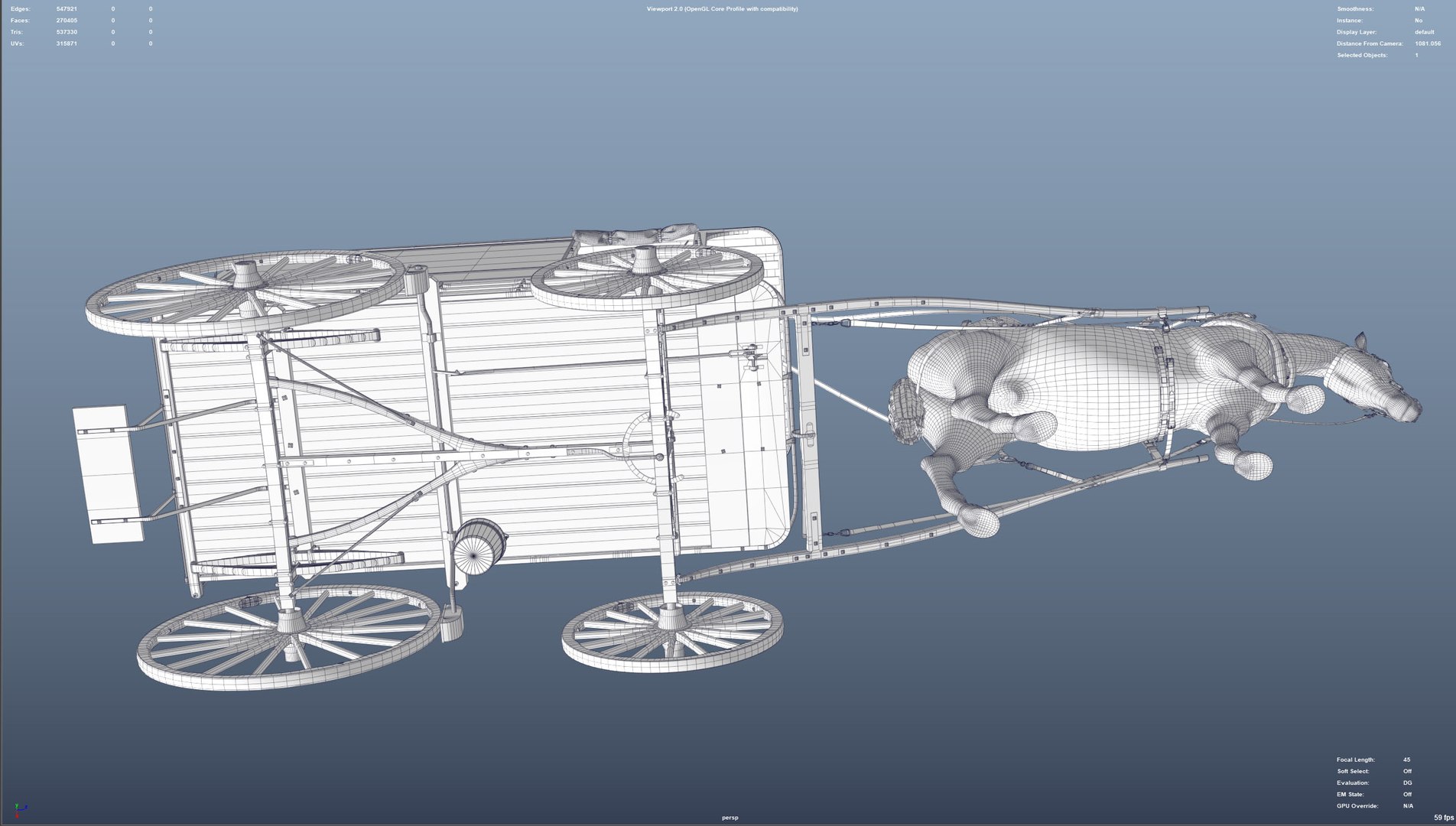 Delivery Wagon 1900s 3D Model - TurboSquid 2254490