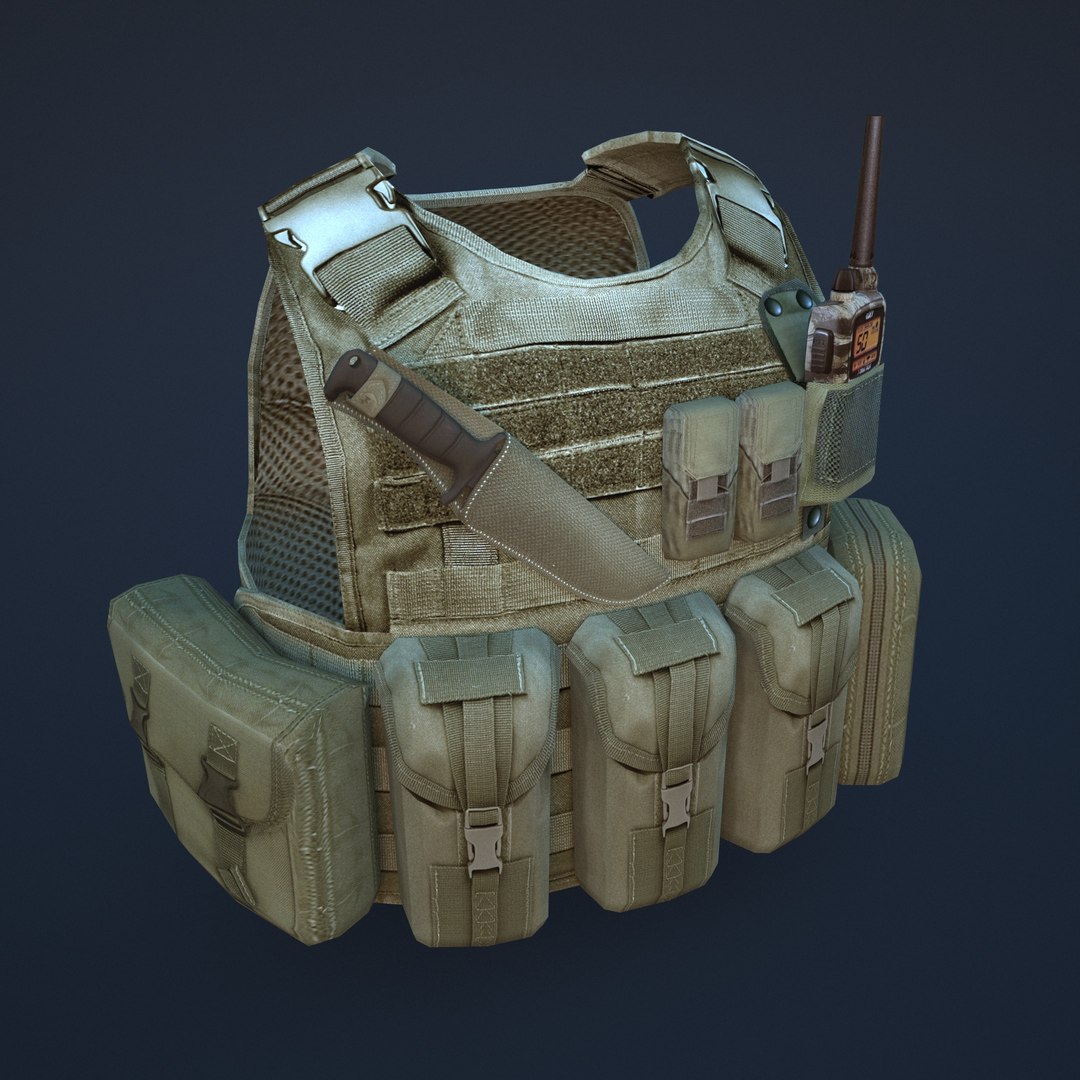 3d Model Of Body Armor