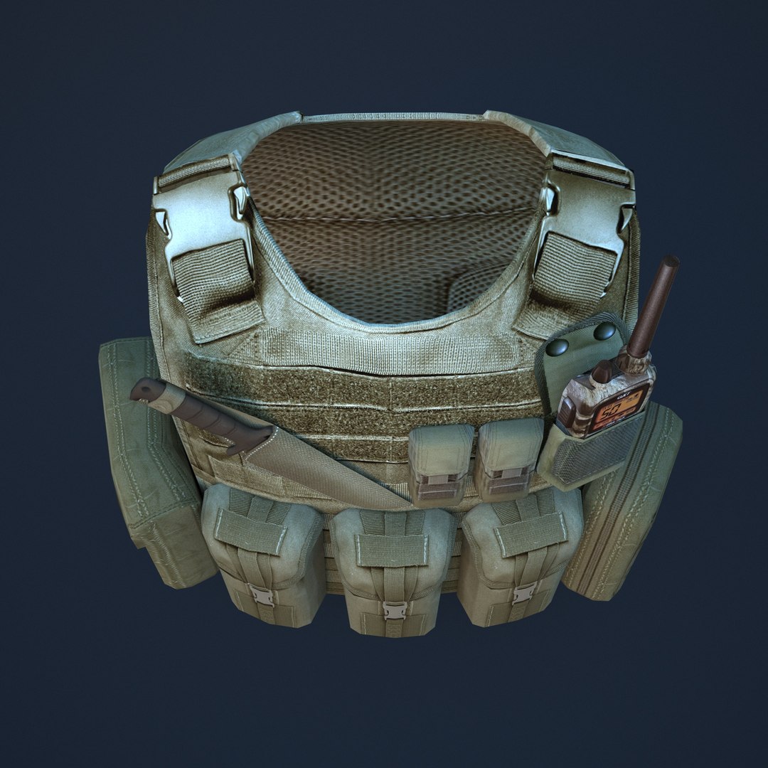 3d Model Of Body Armor