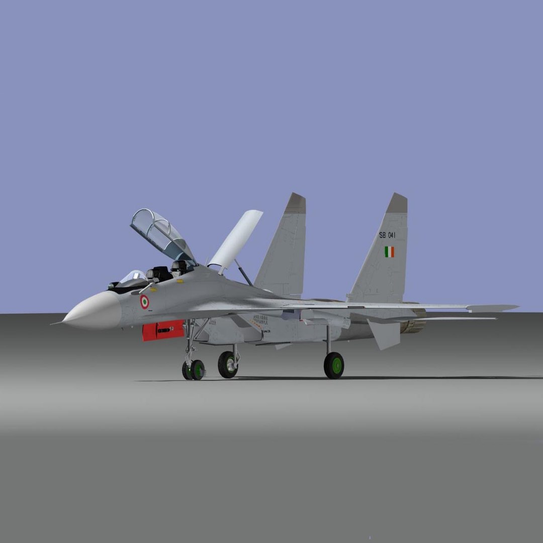 Su-30mki Iaf Russian 3d Max
