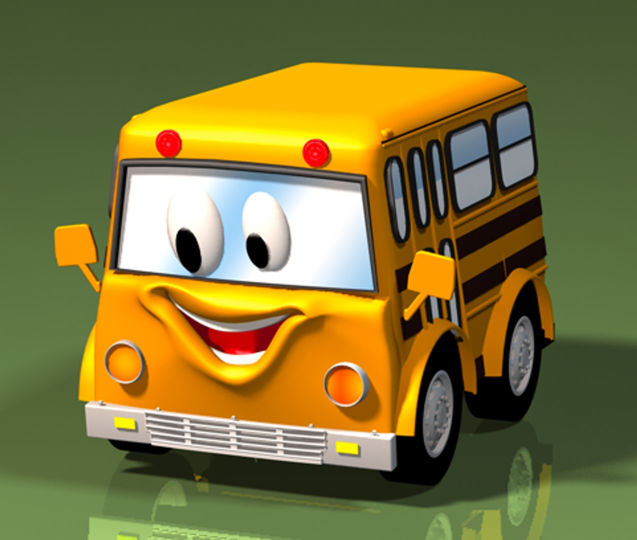 3d Bus Kids Fun Model