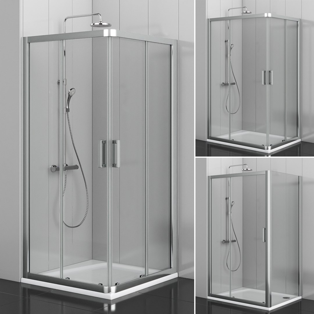 3D Model Shower Cabin Ravak 10 - TurboSquid 1300310