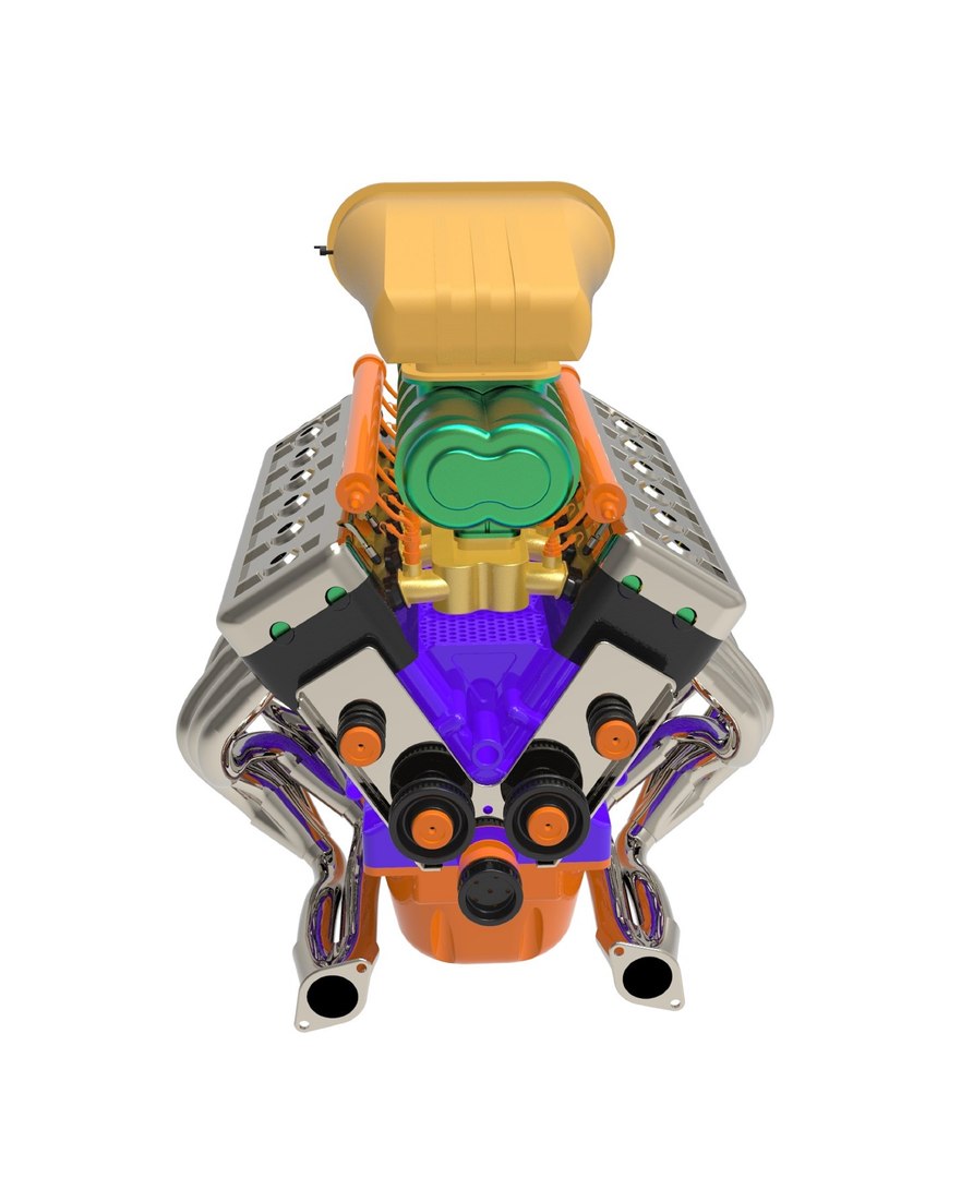 V12 Engine 3D Model - TurboSquid 2051855