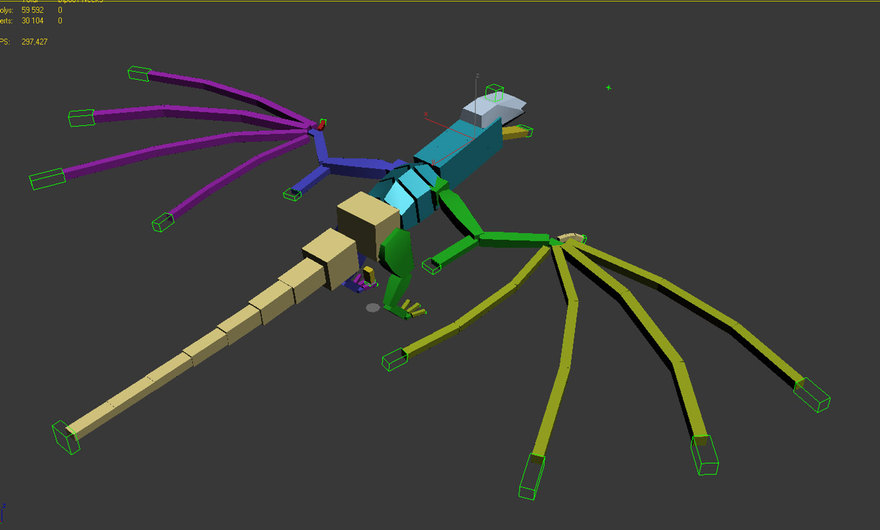 Dragon animation 3D model - TurboSquid 1283332