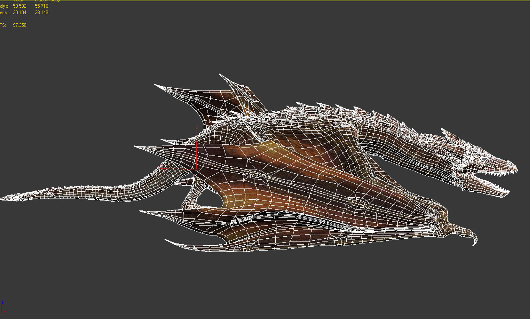 Dragon animation 3D model - TurboSquid 1283332