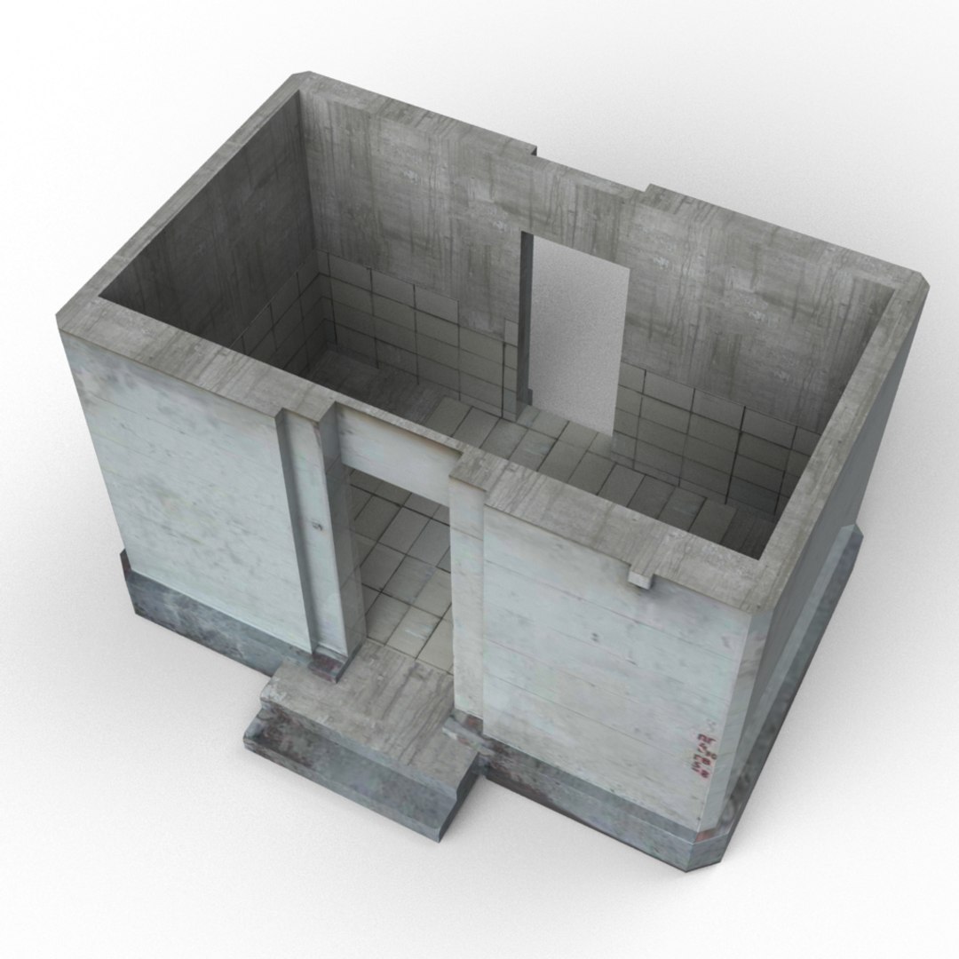 3d Small Building Model