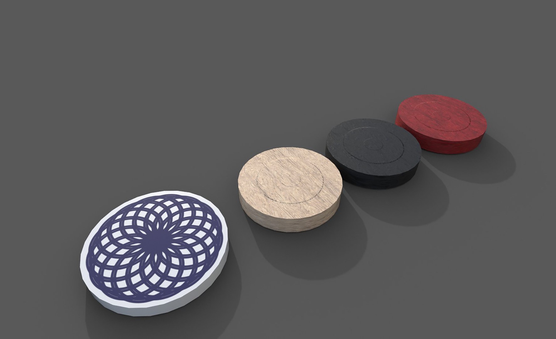 3D Carrom Board model - TurboSquid 2065199