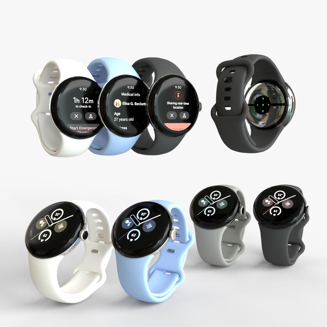 3D Google Pixel Watch 2 - TurboSquid 2136898