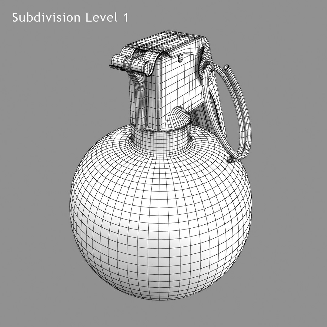 M67 Grenade 3d Model
