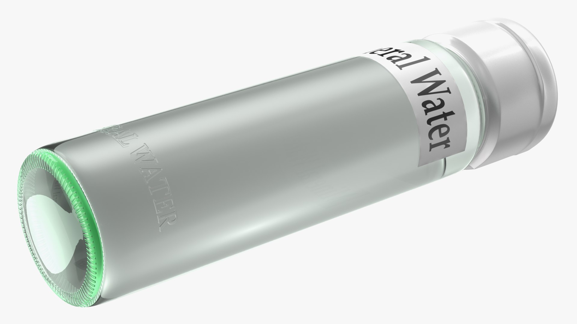 3D Mineral Water in Modern Glass Bottle model - TurboSquid 2021322